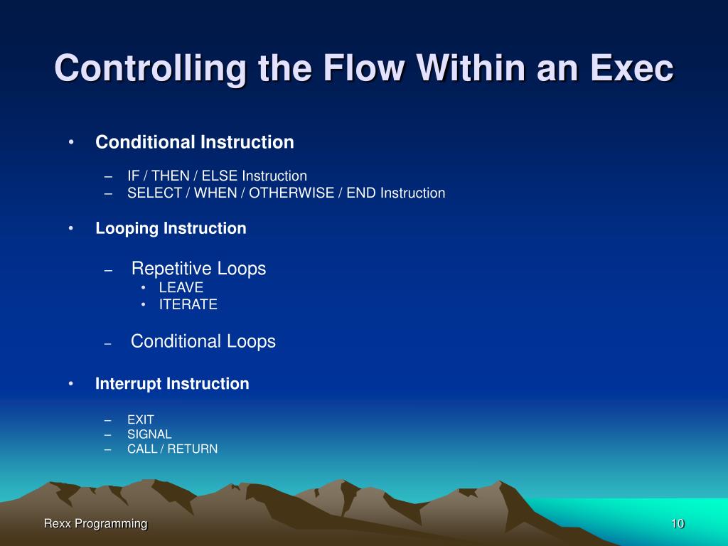 Ppt Introduction To Rexx Programming Syntax Instructions And Functions Powerpoint