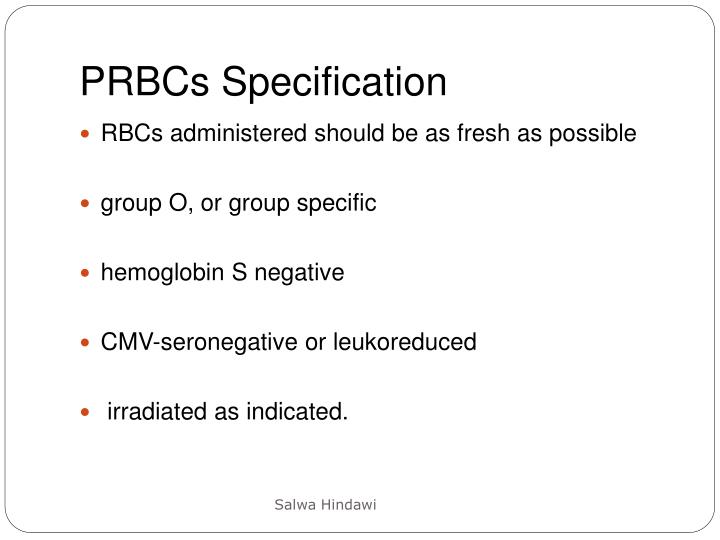 PPT - Blood Transfusion In Neonates and Children PowerPoint ...