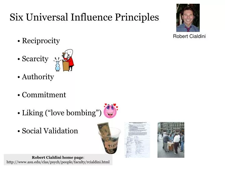 PPT - Six Universal Influence Principles PowerPoint Presentation, free ...