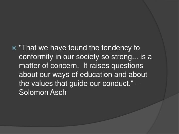 PPT - Asch’s Conformity Experiment Solomon Asch PowerPoint Presentation ...