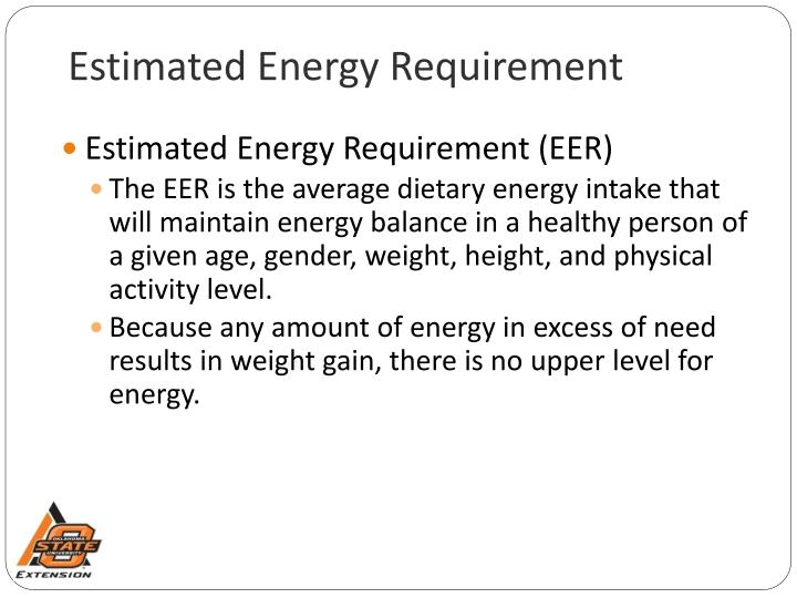 PPT - Dietary Reference Intakes PowerPoint Presentation - ID:1385657