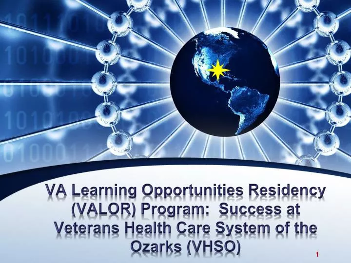PPT - VA Learning Opportunities Residency (VALOR) Program: Success at ...