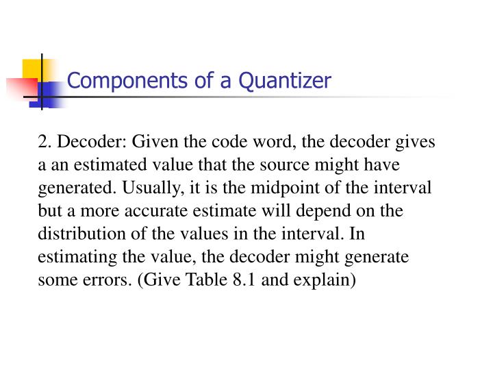 PPT - Scalar Quantization PowerPoint Presentation - ID:138808