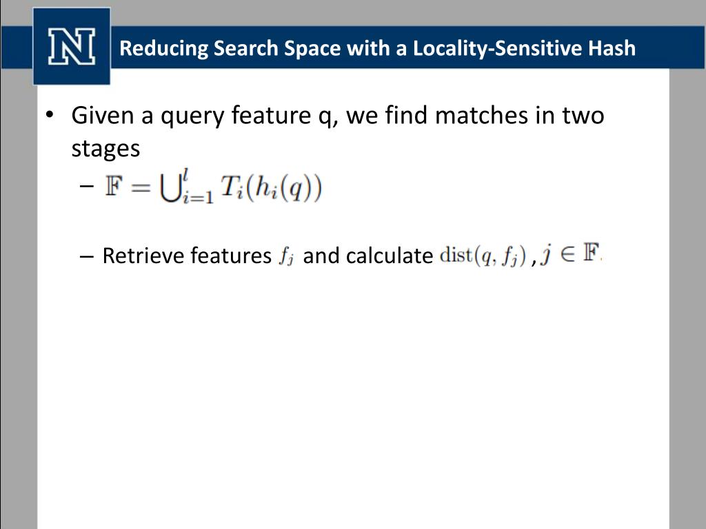Ppt Object Recognition Using Locality Sensitive Hashing Of Shape Contexts Powerpoint