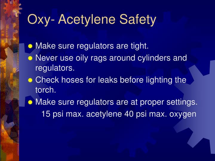 PPT - Welding and Oxy – Acetylene Cutting PowerPoint Presentation - ID ...
