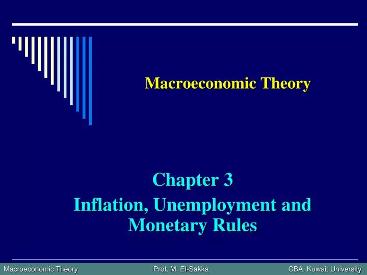 PPT - Macroeconomic Theory PowerPoint Presentation, free download - ID:1390762