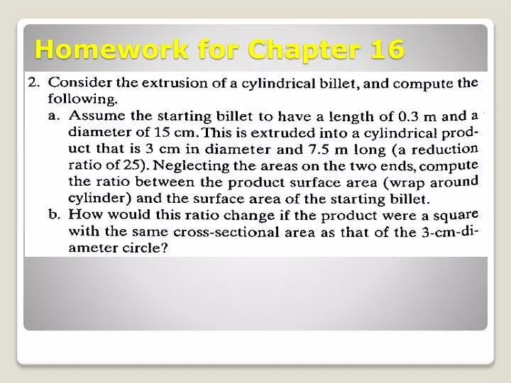 PPT - Homework for Chapter 16 PowerPoint Presentation, free download - ID:1391569