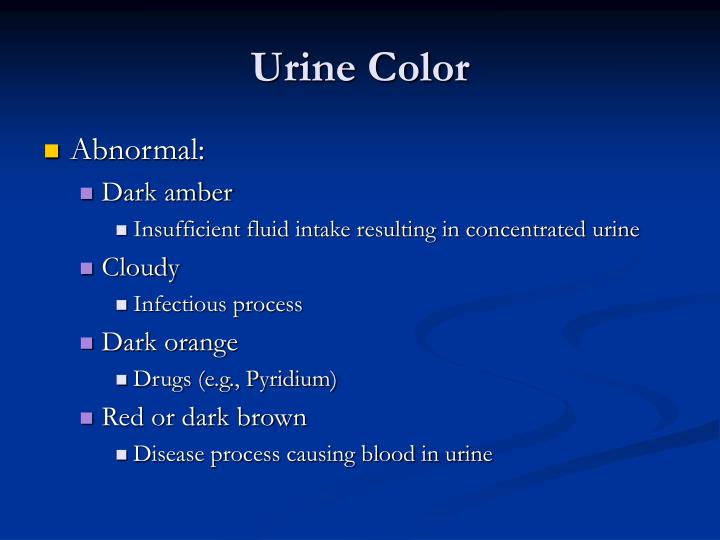 PPT - Characteristics of Normal and Abnormal Urine PowerPoint Presentation - ID:139185