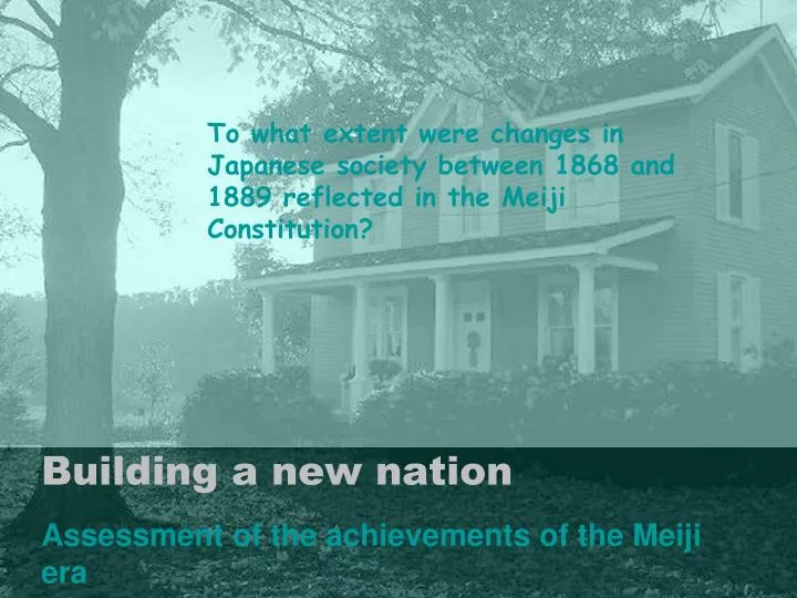 PPT - Building a new nation PowerPoint Presentation, free download - ID ...