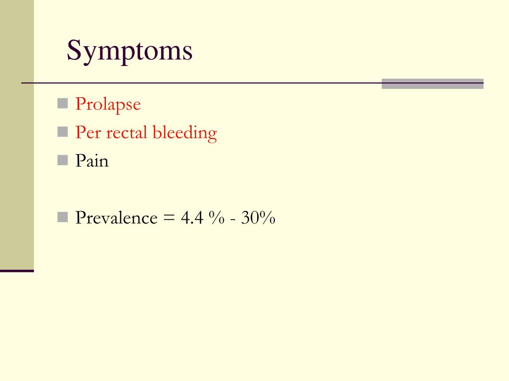Ppt Updates On The Treatment Of Hemorrhoidal Disease Powerpoint