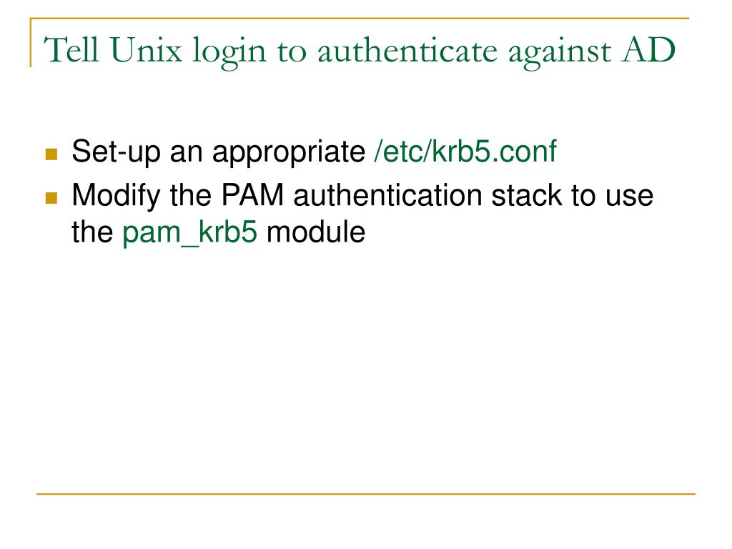 PPT - LDAP and Kerberos: An Overview PowerPoint Presentation, free download - ID:1393090