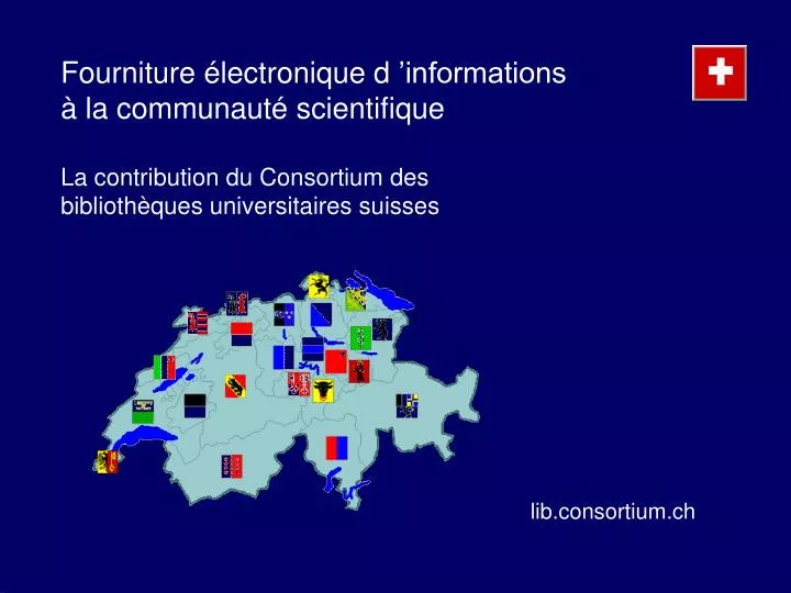 PPT - Fourniture électronique d ’informations à la communauté ...