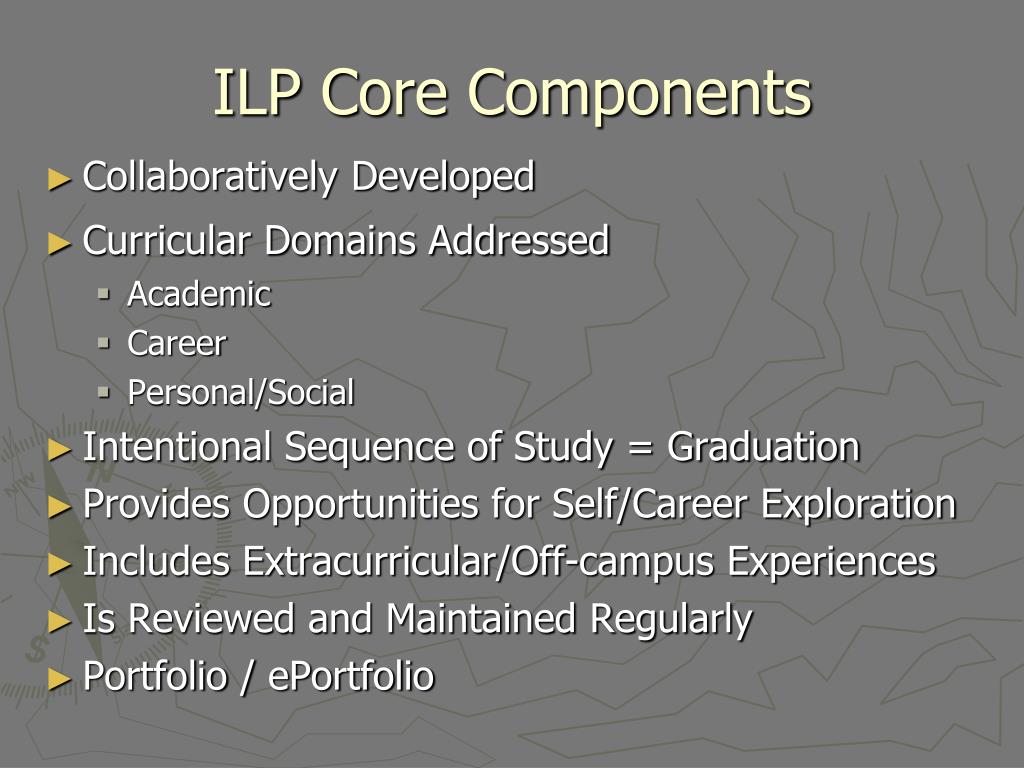 PPT - Individual Planning, Individual Learning Plans, & School ...