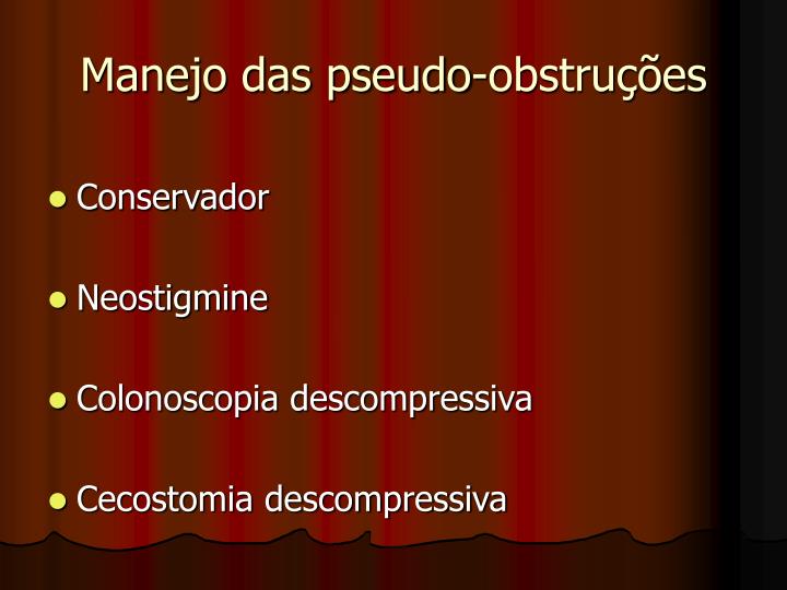 PPT - Obstrução intestinal PowerPoint Presentation - ID:1396386