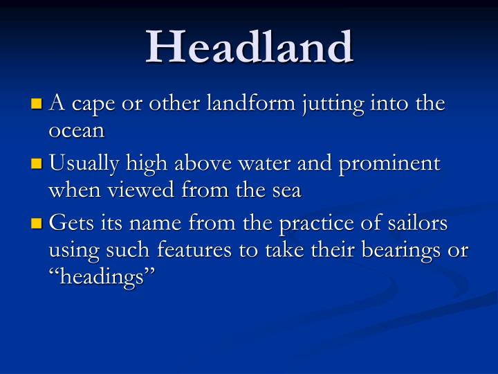 PPT - Coastline Features PowerPoint Presentation - ID:1398618