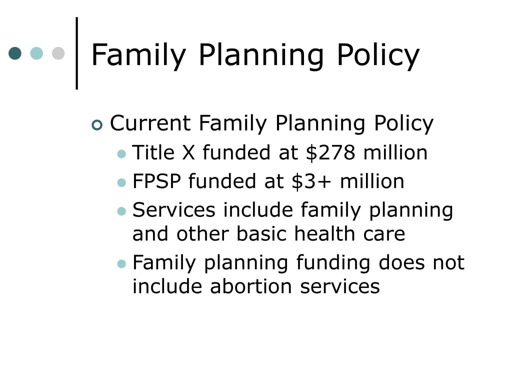 PPT - Family Planning: The Policies and Politics PowerPoint ...
