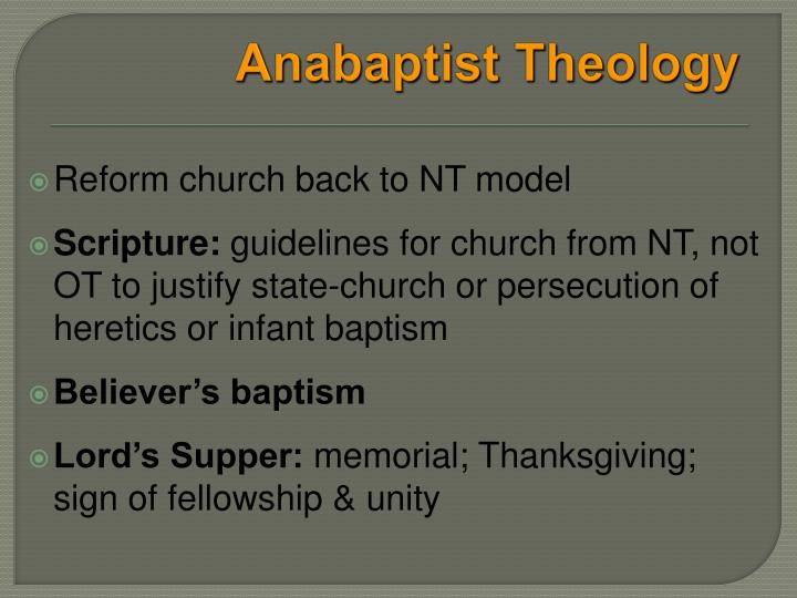 PPT - Ulrich Zwingli & the Anabaptists PowerPoint Presentation - ID:1399425