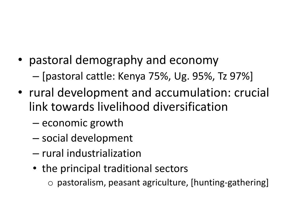 PPT - The Contribution of Pastoralism to National Economies PowerPoint ...