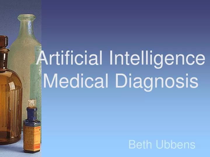 PPT - Artificial Intelligence Medical Diagnosis PowerPoint Presentation ...