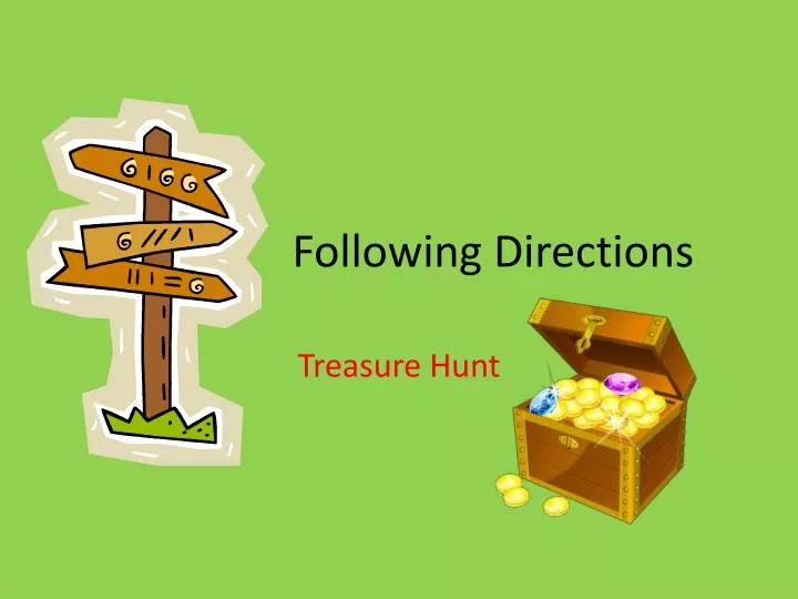 PPT - Following Directions PowerPoint Presentation, free download - ID ...