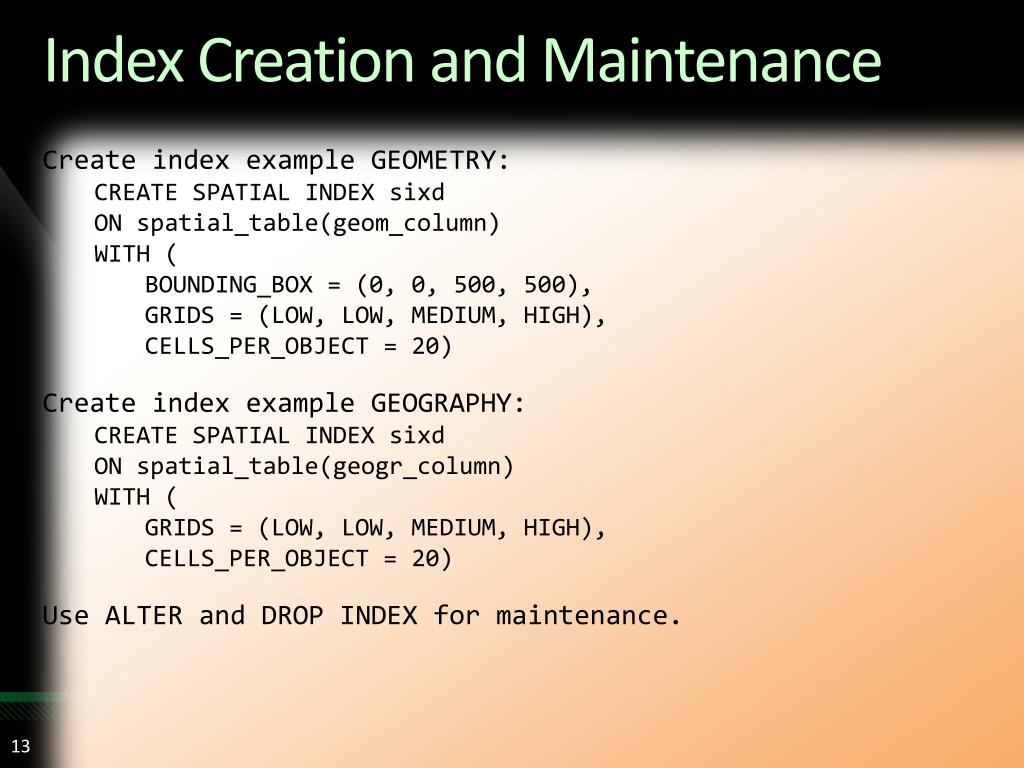 Ppt Developing With Sql Server Spatial Deep Dive Into Spatial Indexing Powerpoint