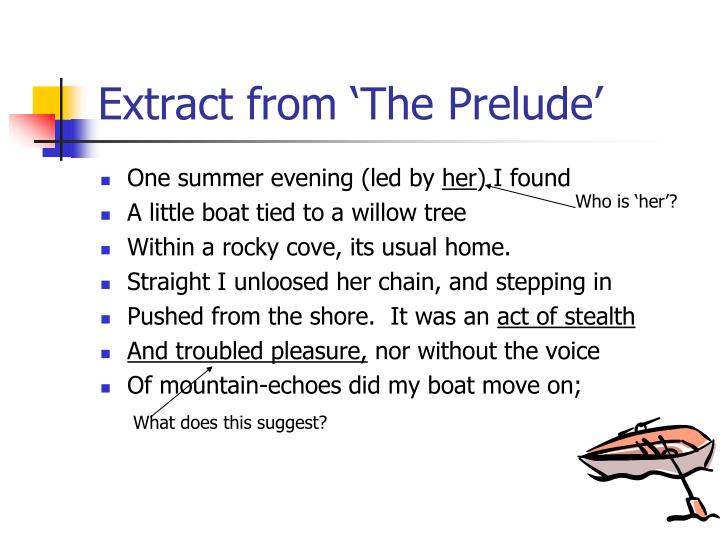 PPT - Extract from The Prelude PowerPoint Presentation - ID:1400793