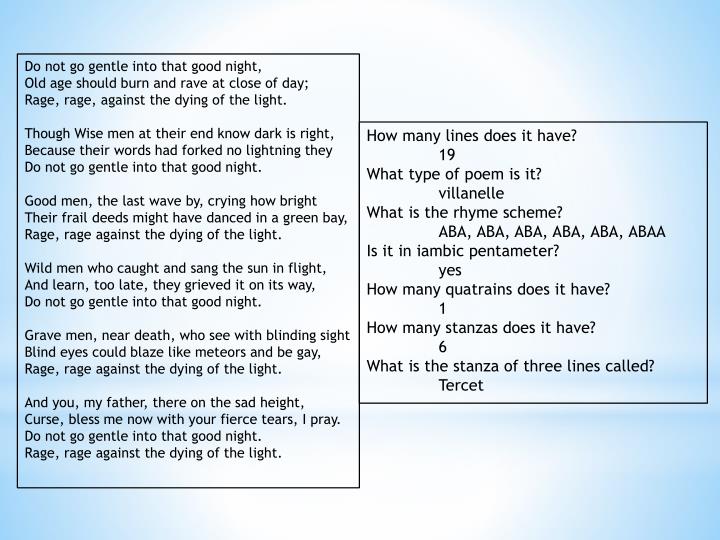 PPT - Poem Structure PowerPoint Presentation - ID:1400957