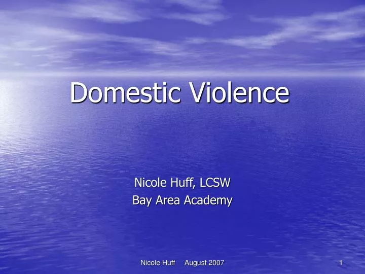 PPT - Domestic Violence PowerPoint Presentation, free download - ID:1401142