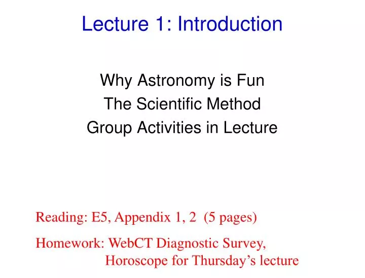 PPT - Lecture 1: Introduction PowerPoint Presentation, free download ...