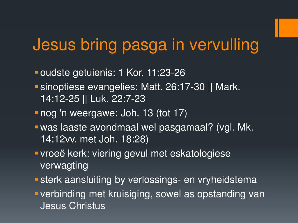 PPT - Feeste in die Ou Testament, en hul invloed in die Nuwe ...
