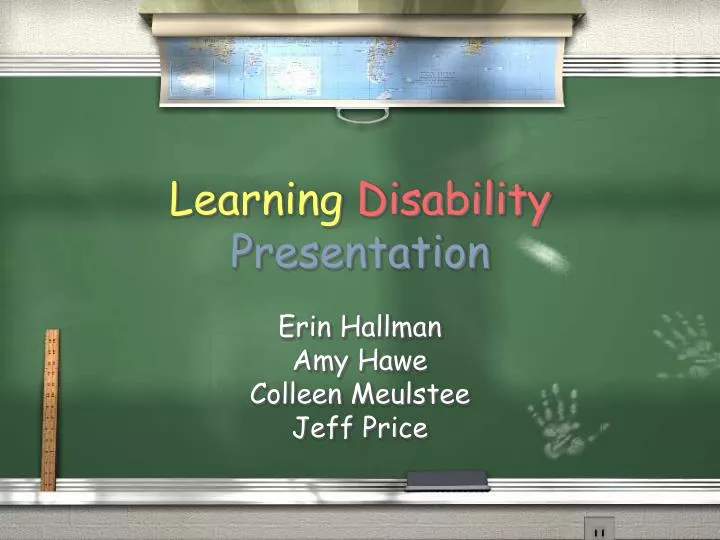 PPT - Learning Disability Presentation PowerPoint Presentation, free ...