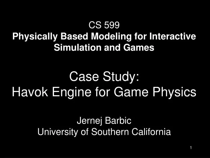PPT - Physics in games PowerPoint Presentation, free download - ID:1405136