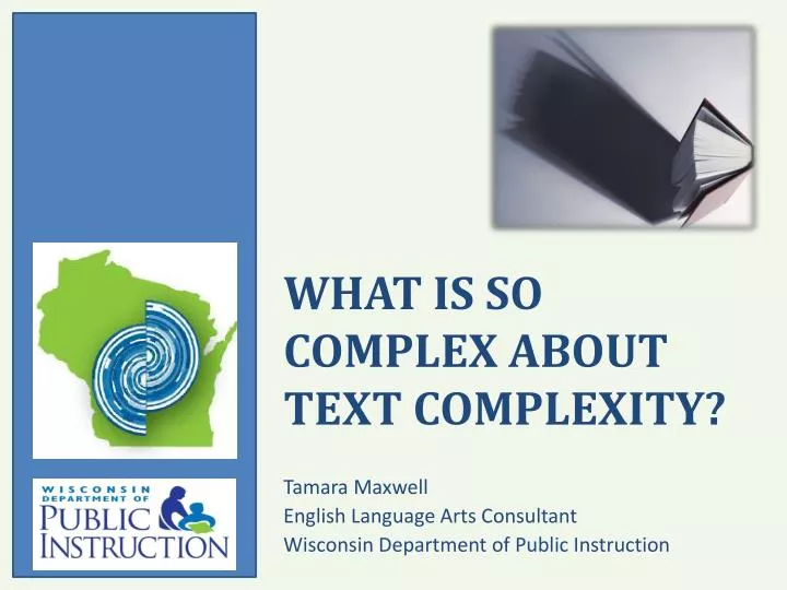 PPT - What is so complex about text complexity? PowerPoint Presentation - ID:1405321