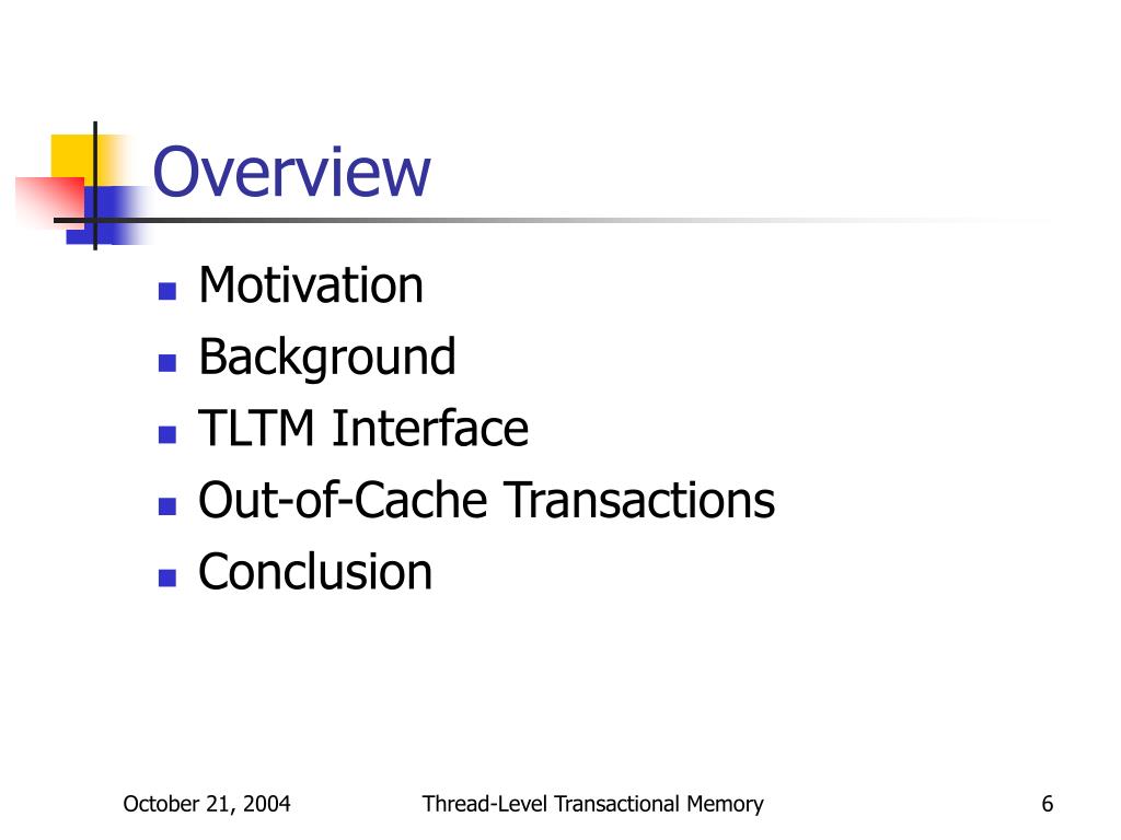 Ppt Thread Level Transactional Memory Decoupling Interface And Implementation Powerpoint