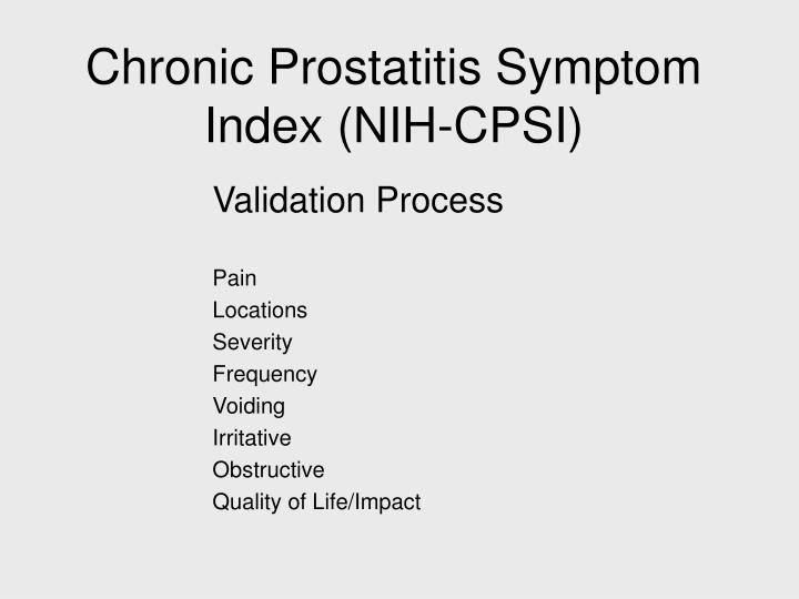 PPT - PROSTATITIS PowerPoint Presentation - ID:1406222