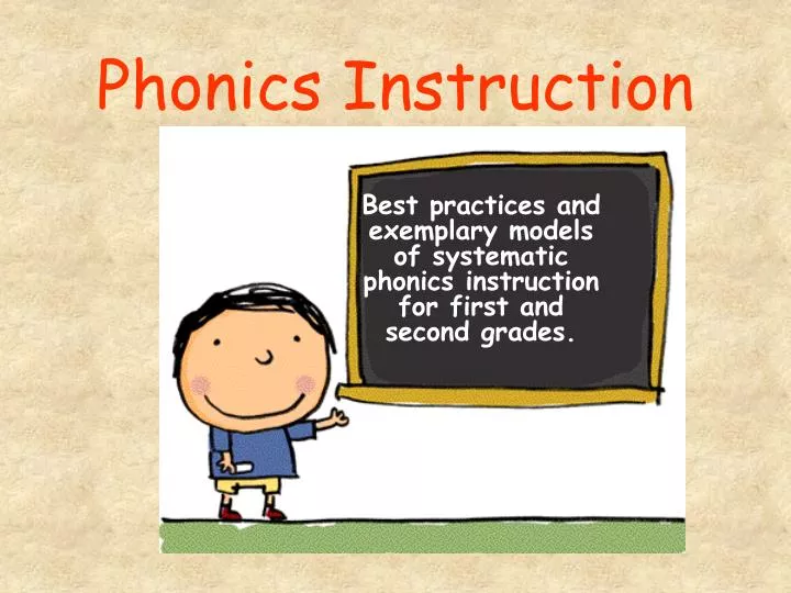 PPT - Phonics Instruction PowerPoint Presentation, free download - ID ...