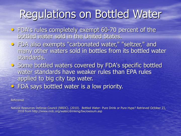 PPT - Environmental Health Factors of Bottled Water PowerPoint ...