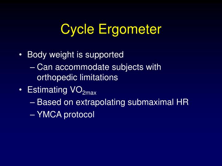 PPT - Chapter 15: Work Tests to Evaluate Cardiorespiratory Fitness ...