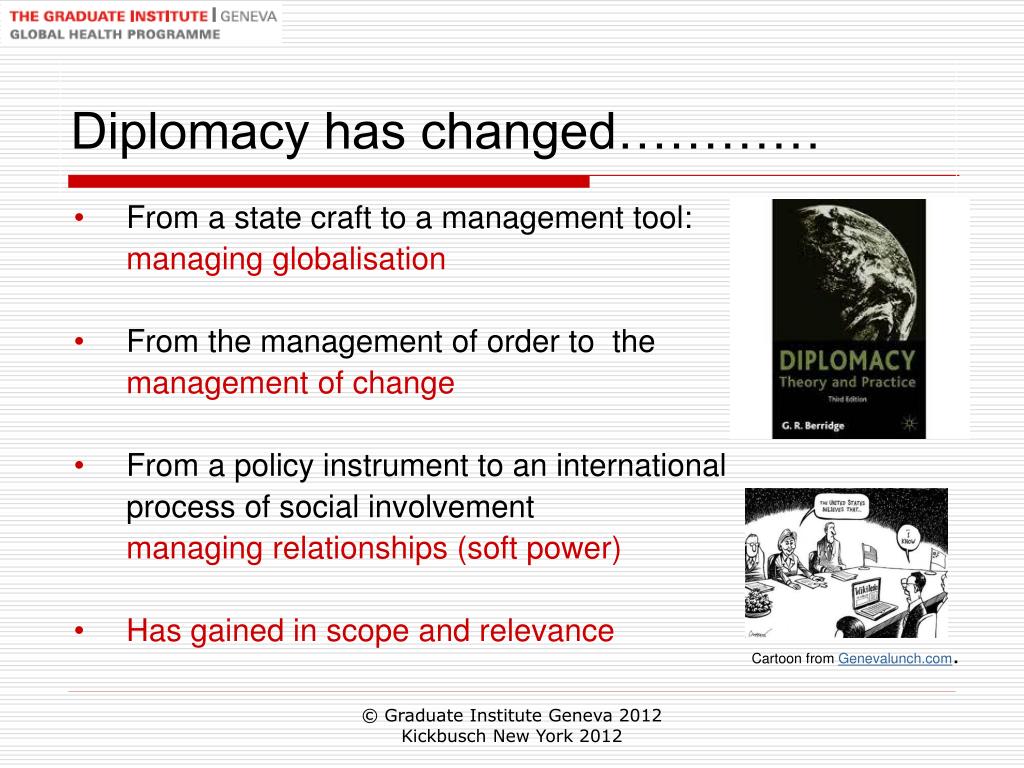 PPT - Global Health Diplomacy A New Relationship between Health and ...