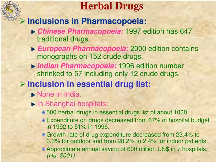 PPT - Quality control & Standardization of herbal drugs PowerPoint ...