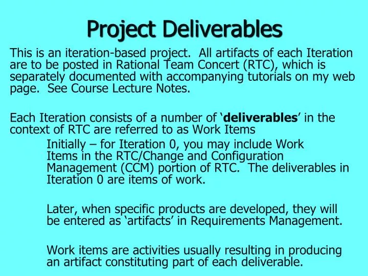PPT - Project Deliverables PowerPoint Presentation, free download - ID ...