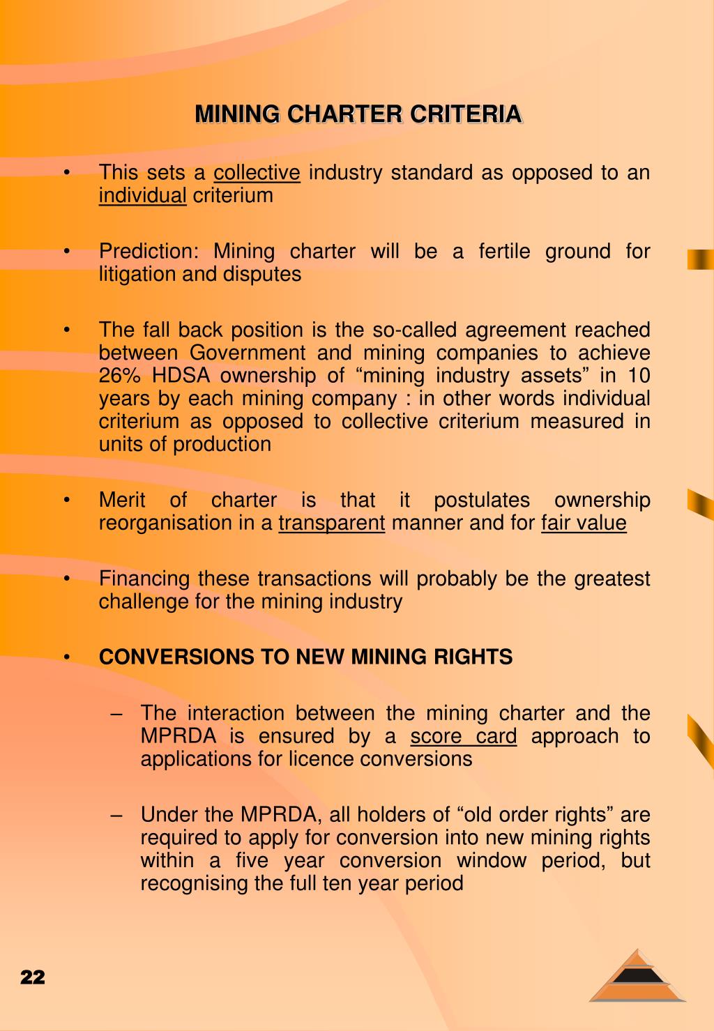 PPT - IMPACT OF NEW MINERAL LAWS ON EXPORTING CrMn FOR STAINLESS STEEL ...