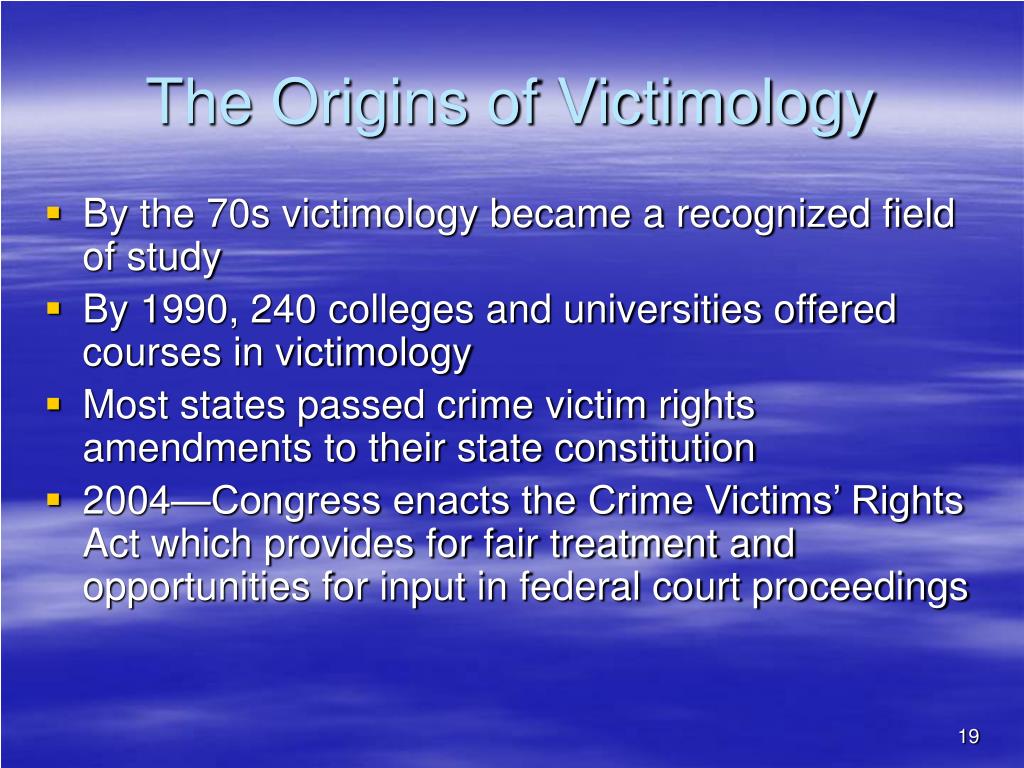 Ppt Crime Victims An Introduction To Victimology Sixth Edition