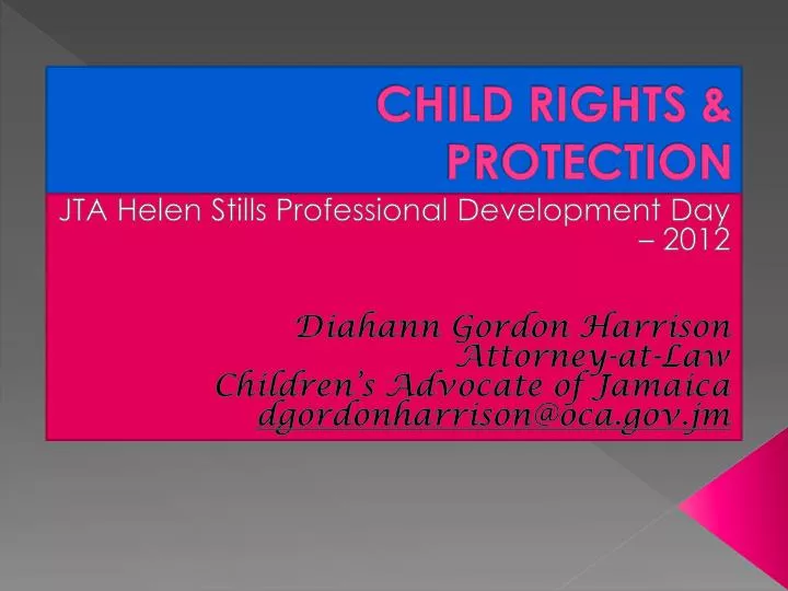 PPT - CHILD RIGHTS & PROTECTION PowerPoint Presentation, free download ...