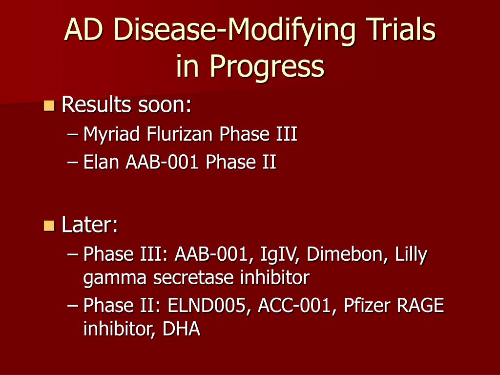 PPT - Clinical Trials in Alzheimer’s Disease PowerPoint Presentation ...