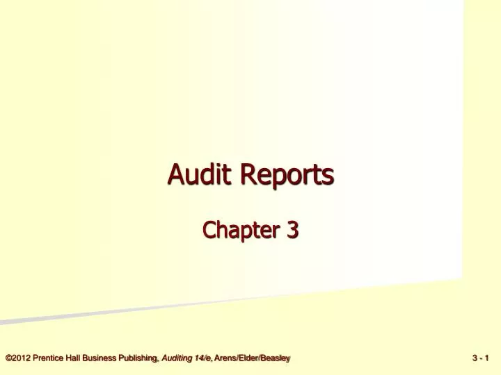 PPT - Audit Reports PowerPoint Presentation, free download - ID:1408813