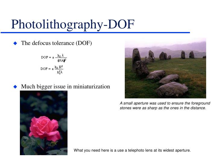PPT - Lithography-Part 2 PowerPoint Presentation - ID:1409441