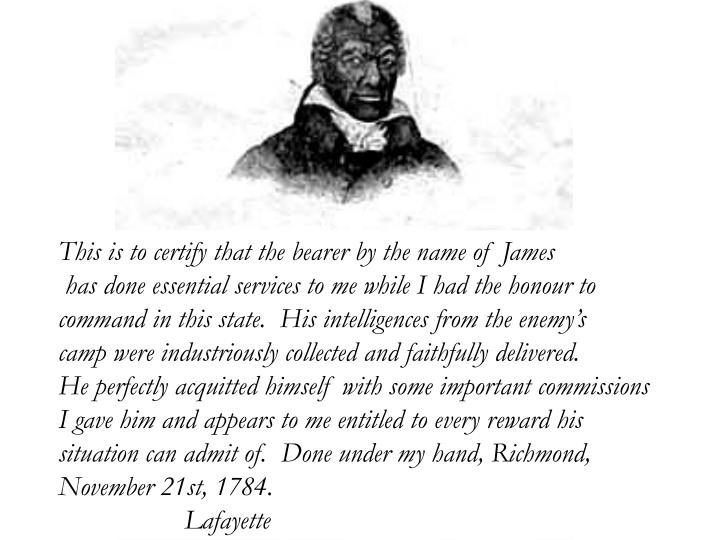 PPT - James Armistead PowerPoint Presentation - ID:140975