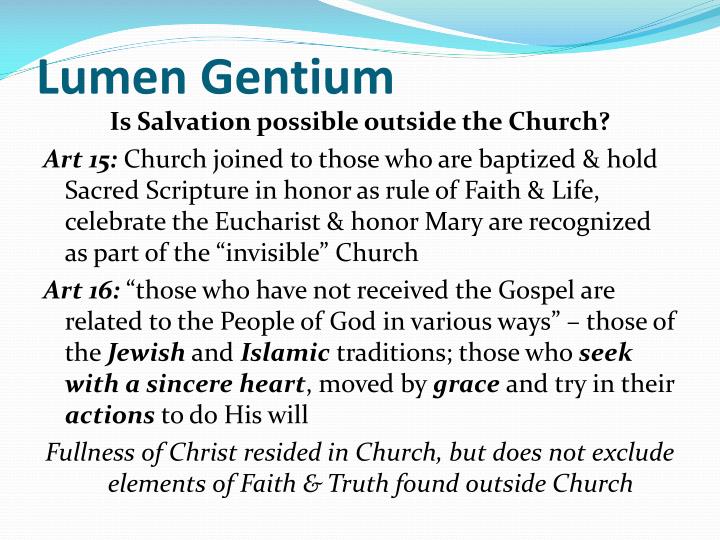 PPT - Lumen Gentium PowerPoint Presentation - ID:1410005