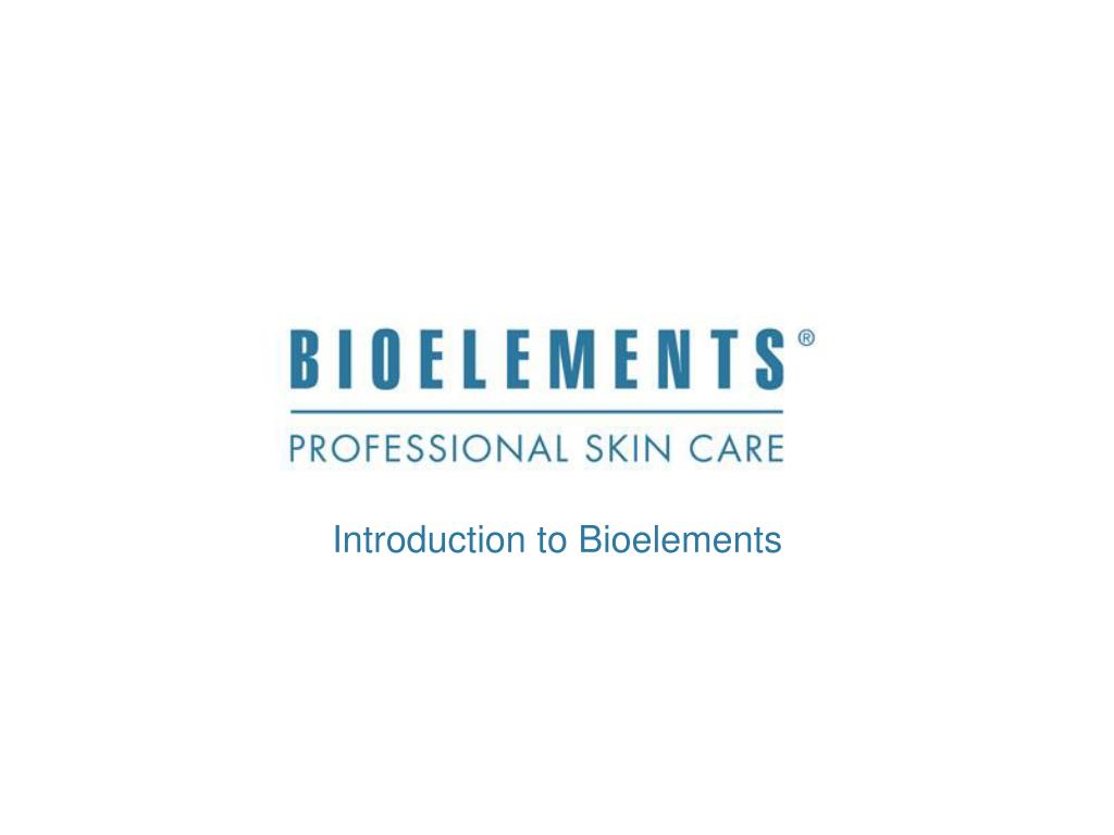PPT - Introduction to Bioelements PowerPoint Presentation, free ...